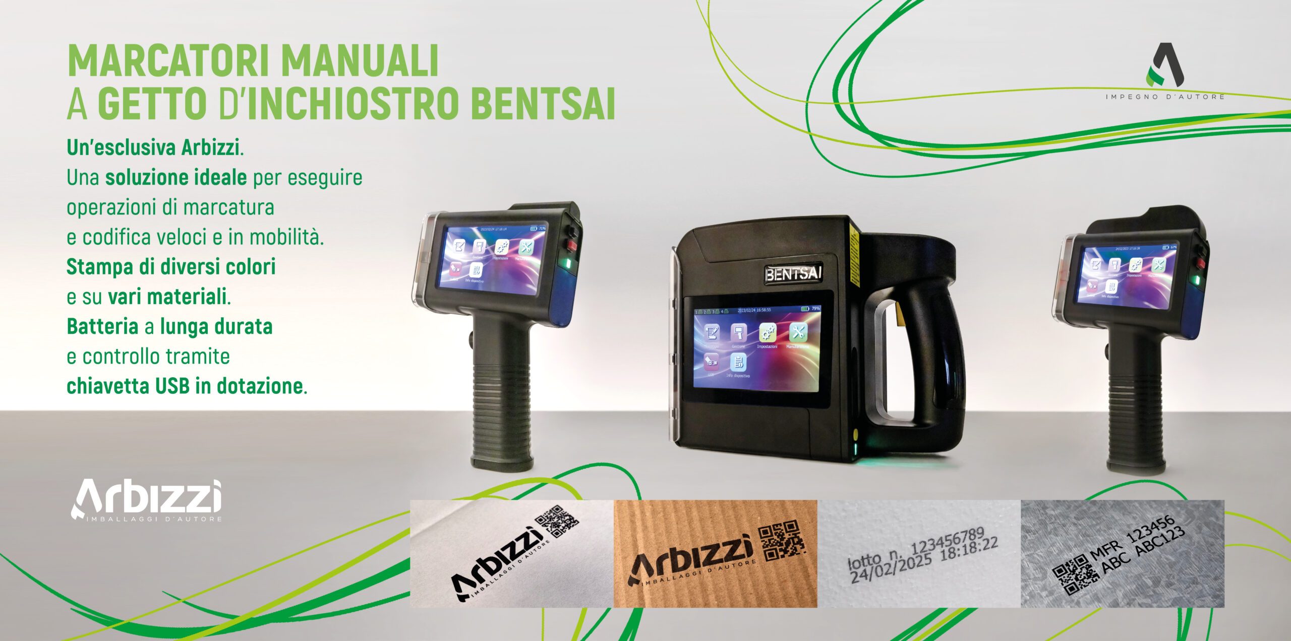 Marcatori manuali a getto d'inchiostro BENTSAI: un’esclusiva Arbizzi ...